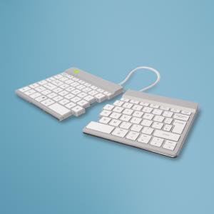 R-GO TOOLS Split Break Ergonomic - Keyboard - Wireless - White - Qwerty ...